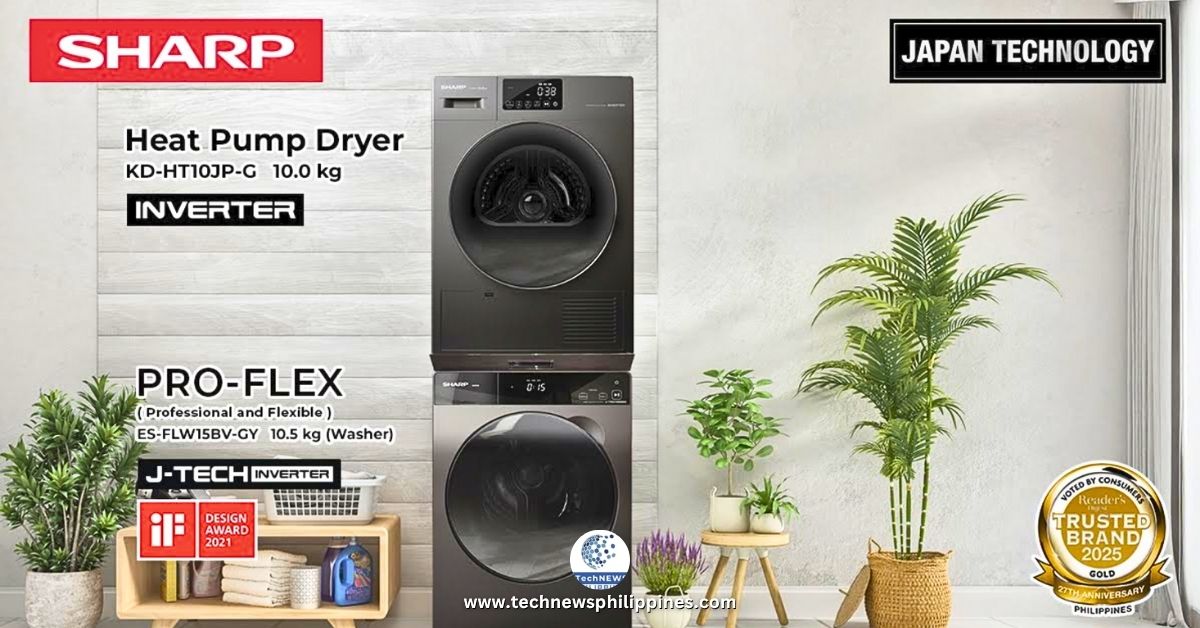 Sharp's Ultimate Laundry Duo: Sharp Washing Machine and Heat Pump Dryer ...